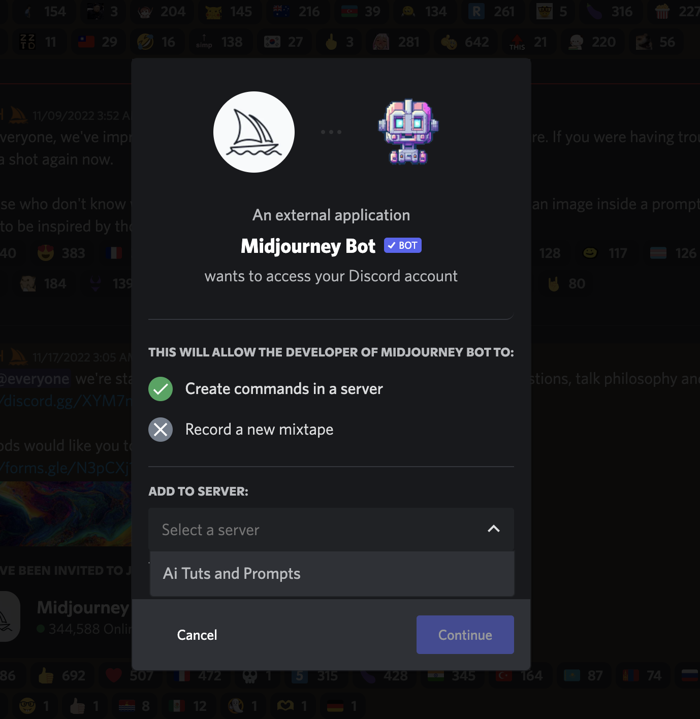 Adding the Midjourney Bot to Your Own Discord Server - AiTuts